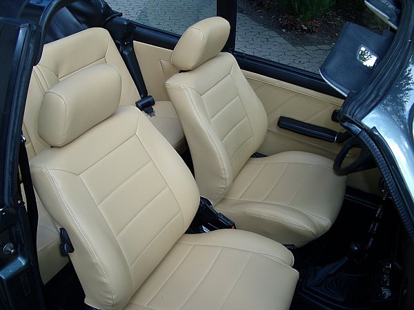 VW Golf Cabrio Rabbit/Cabriolet Convertible seat covers 85-93 +door ...